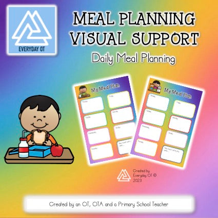 Meal Plan Template Digital Download – Everyday OT
